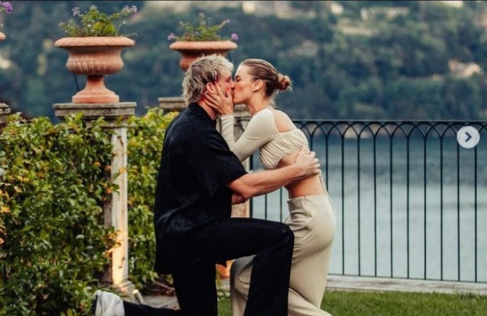 Logan Paul And Nina Agdals Romantic Engagement In Lake Como A